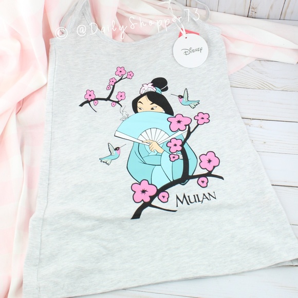 Disney | Intimates & Sleepwear | Disney Cherry Blossom Mulan Pajama Set ...